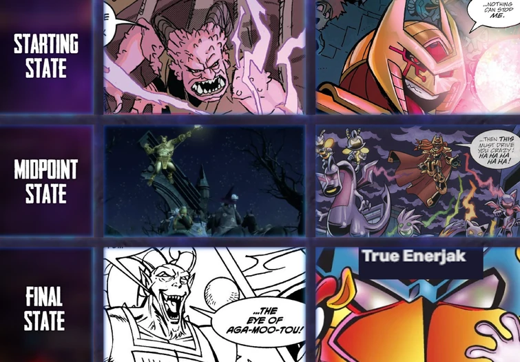 Savanti Romero vs Enerjak (TMNT vs Archie Sonic) | Fandom