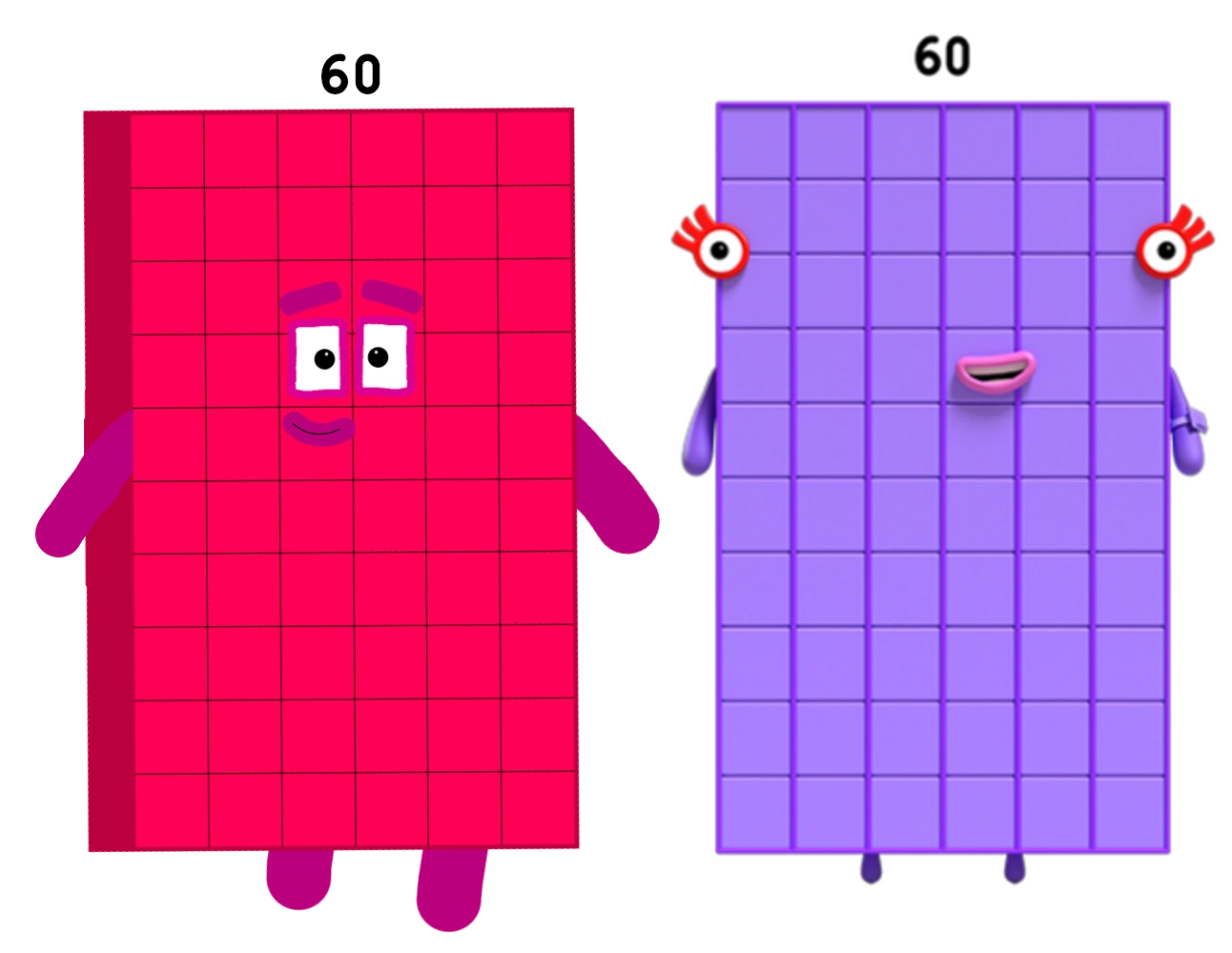 A NumberHeroes character that has exactly Sixty blocks. | Fandom