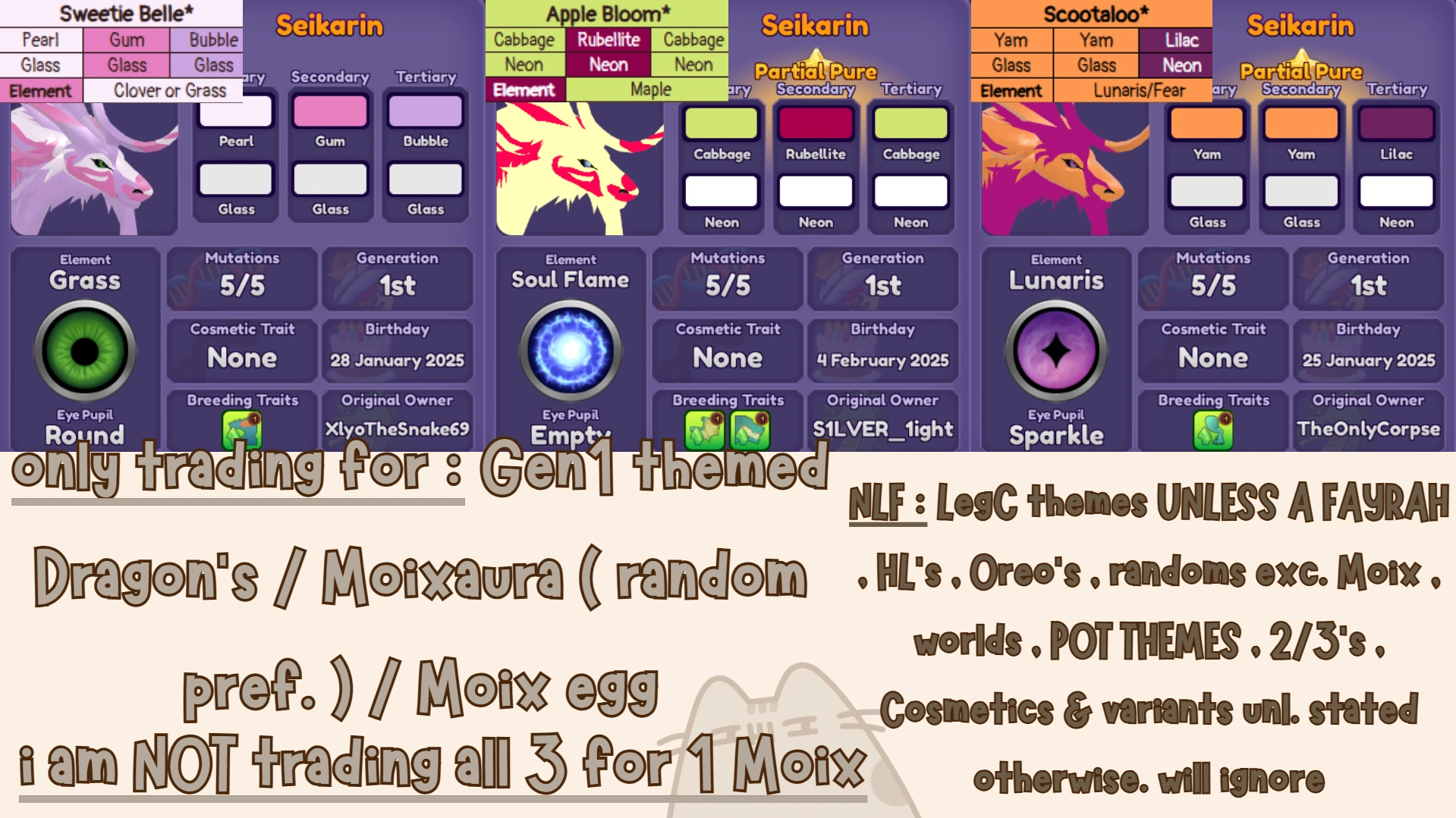 LF Moix / Gen1 themed Drag's :D | Fandom