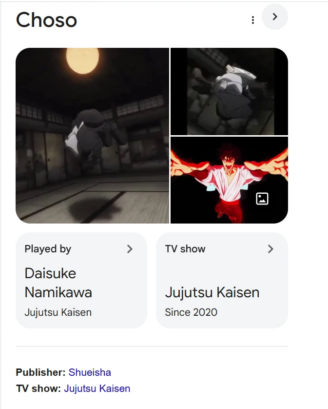 searched up "choso spinning" and google came up with this | Fandom