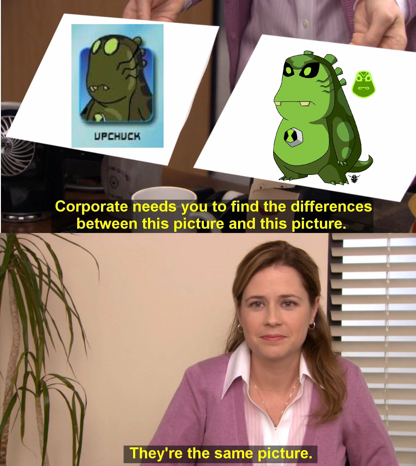 Is this upchuck's concept art or beta design | Fandom