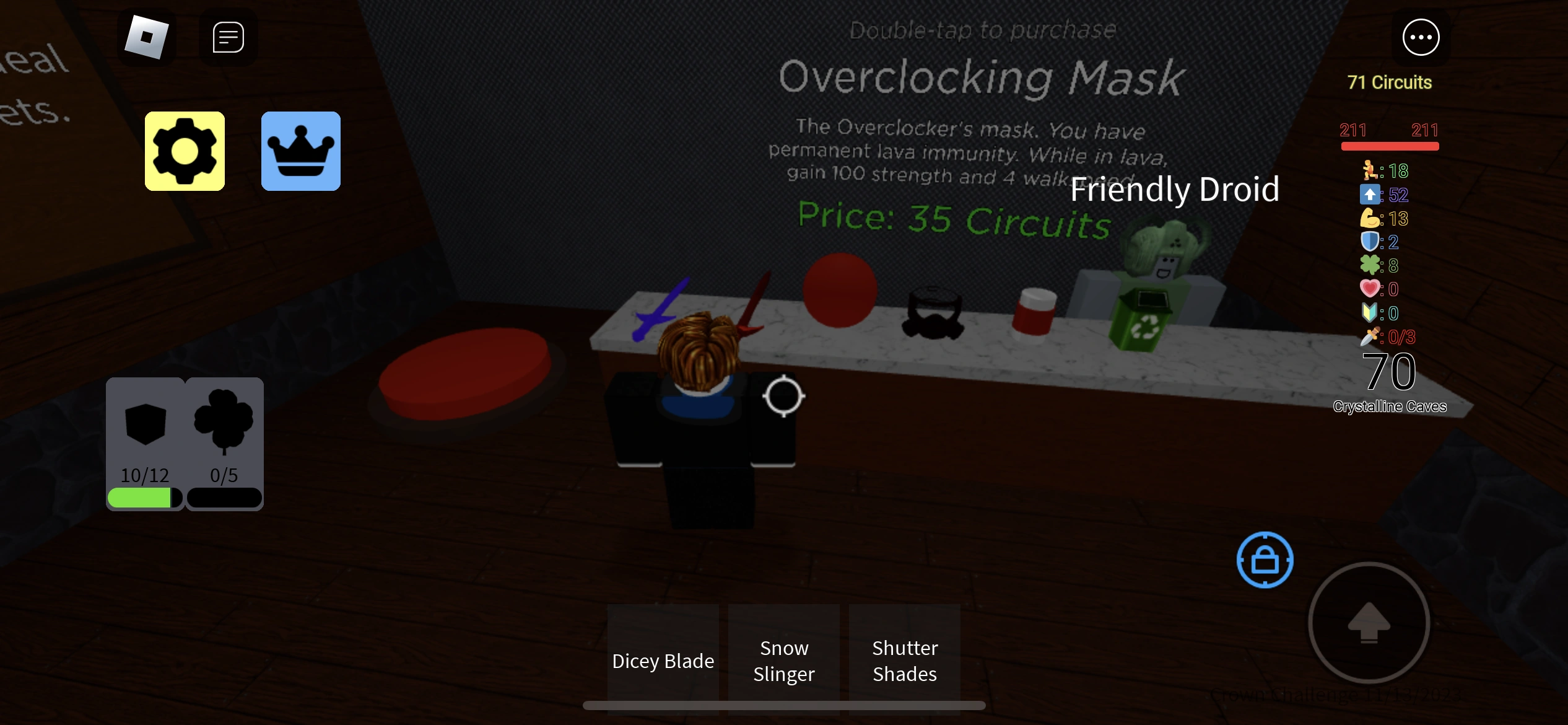 2 masks on overclocker? Free 200 strength. | Fandom