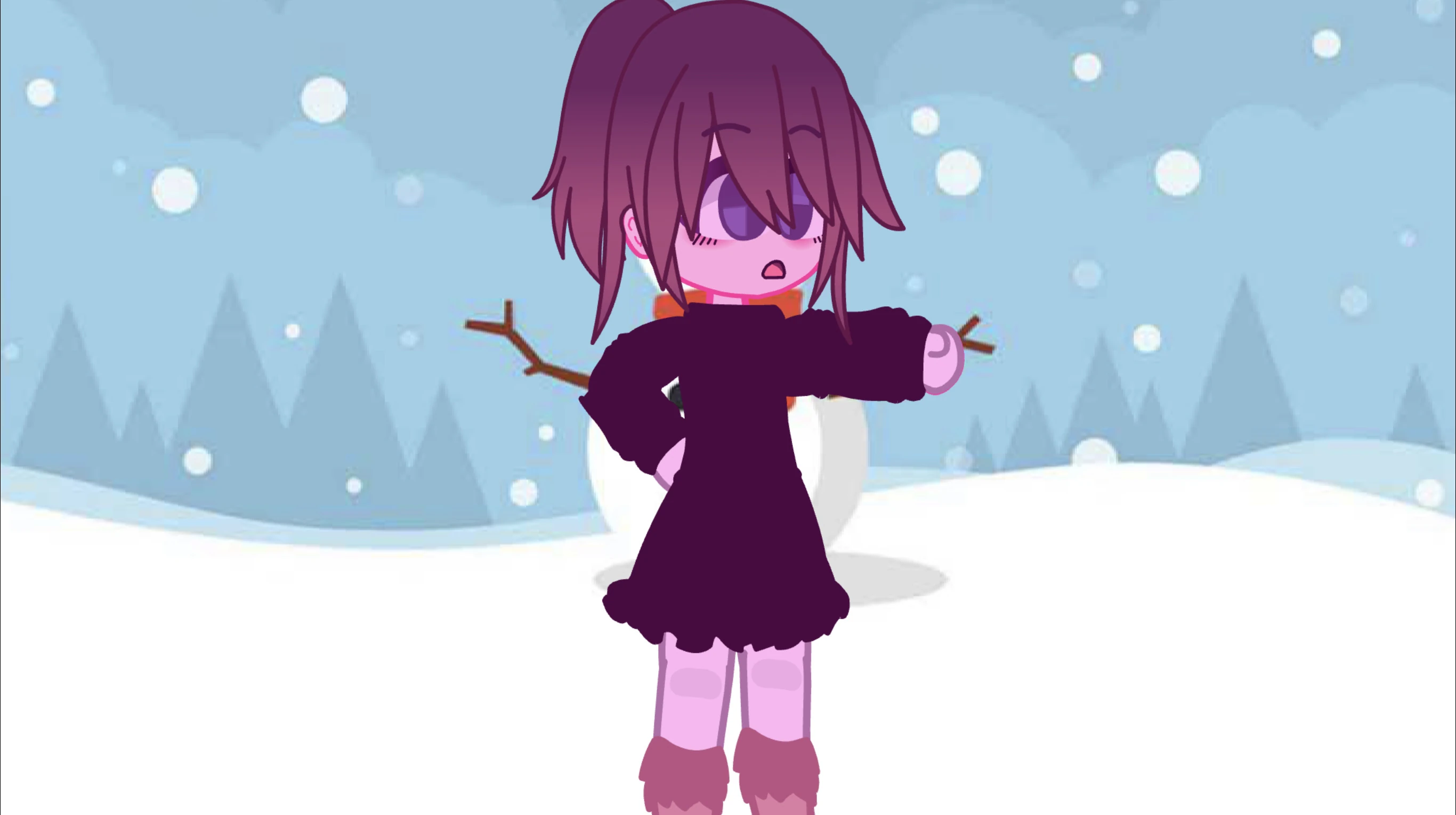 my oc in winter clothes :] | Fandom