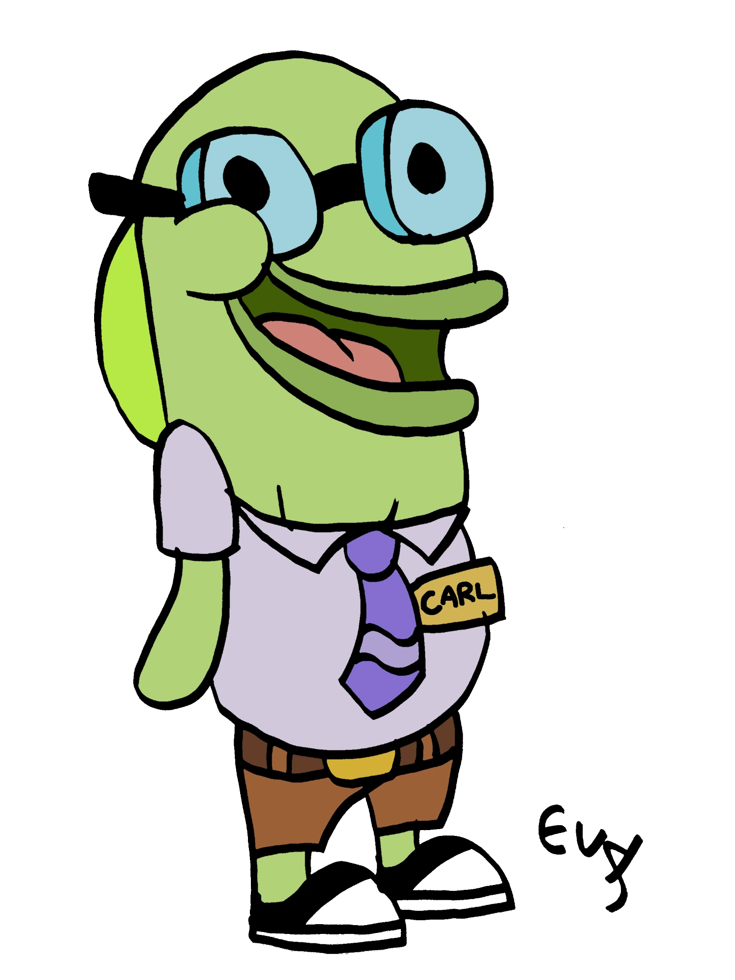 My drawing of Carl the Manager | Fandom