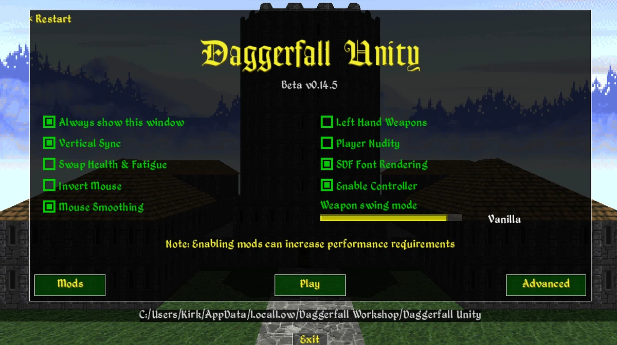 Installing Mods | Daggerfall Unity modding Wiki | Fandom