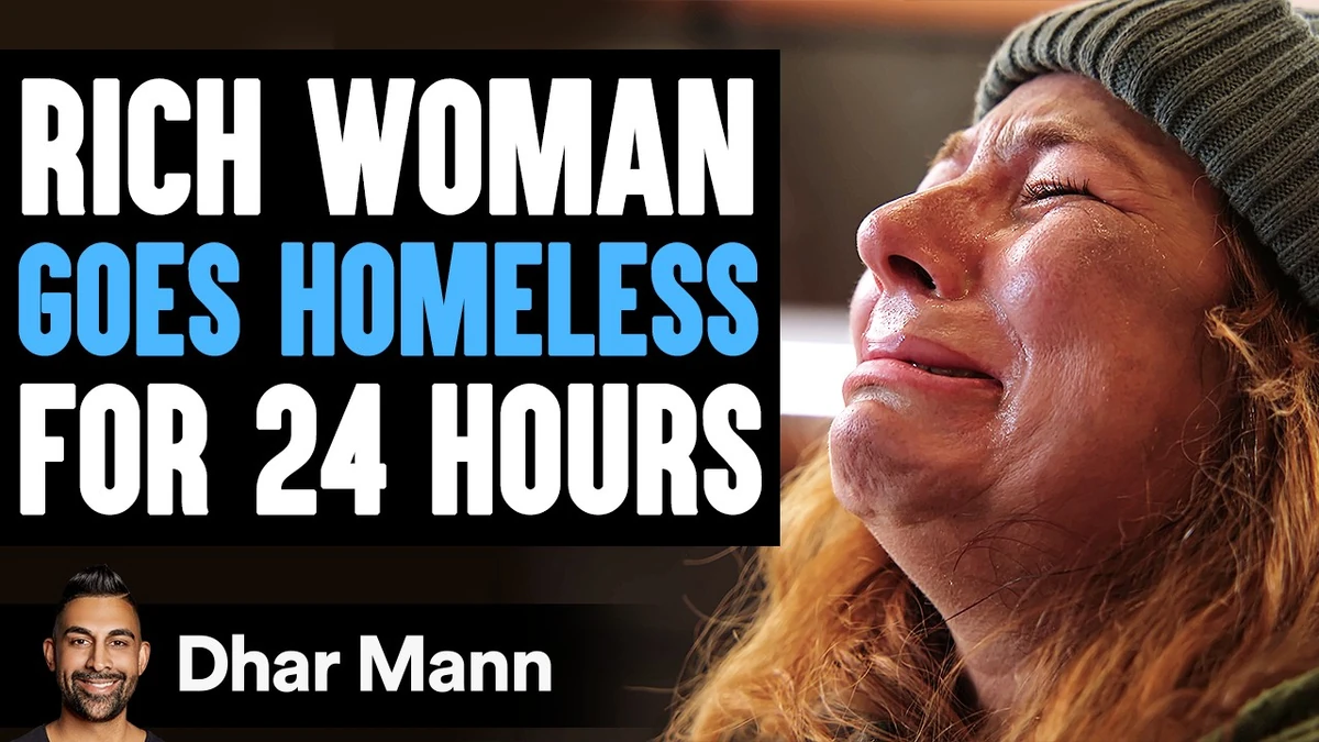 RICH WOMAN Goes HOMELESS For 24 Hours, She Instantly Regrets It ...