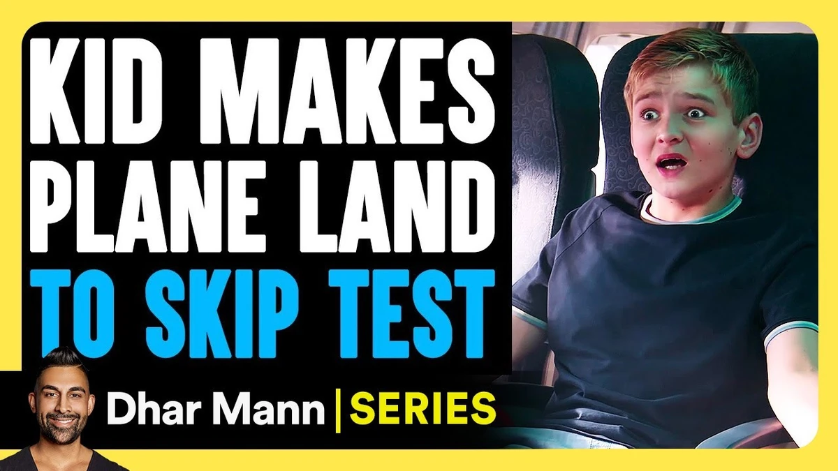 Mischief Mikey Ep 3: Kid Makes Plane Land To Skip Test | Dharmann Wiki ...