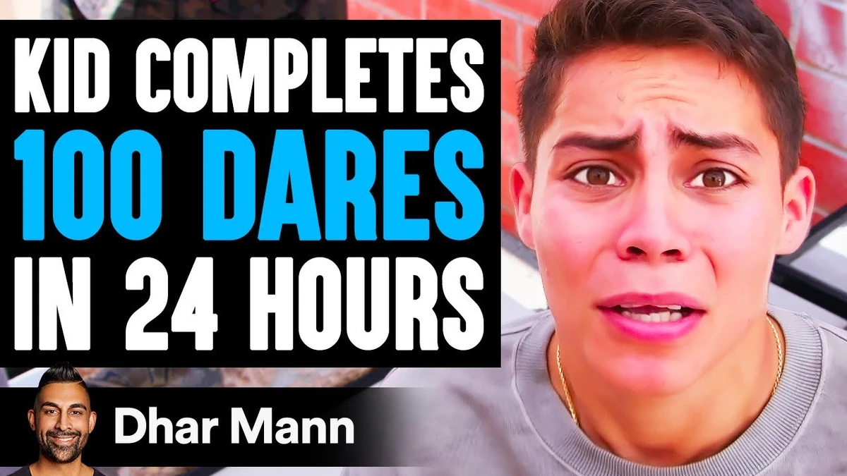 Kid Completes 100 DARES In 24 HOURS, What Happens Is Shocking ...