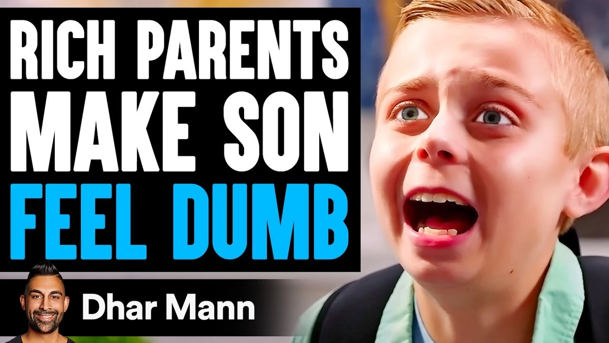 RICH PARENTS Make KID FEEL DUMB, What Happens Is Shocking | Dharmann ...