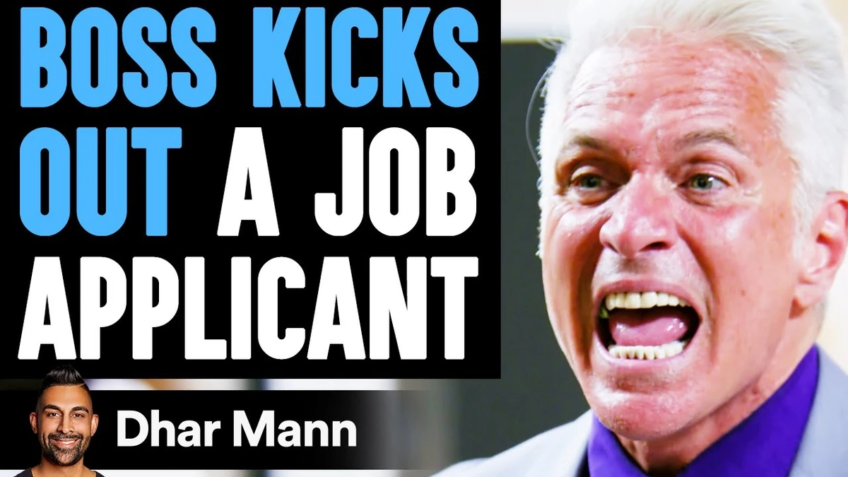 Boss KICKS OUT A JOB APPLICANT, He Lives To Regret It | Dharmann Wiki ...