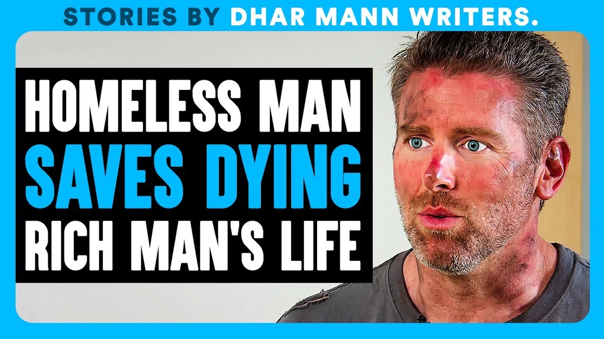 Homeless Man SAVES DYING Rich Man's Life | Dharmann Wiki | Fandom