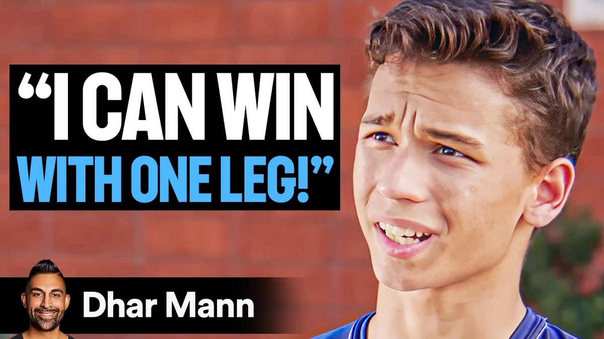 Teen BEATS Soccer Player With ONE LEG | Dharmann Wiki | Fandom
