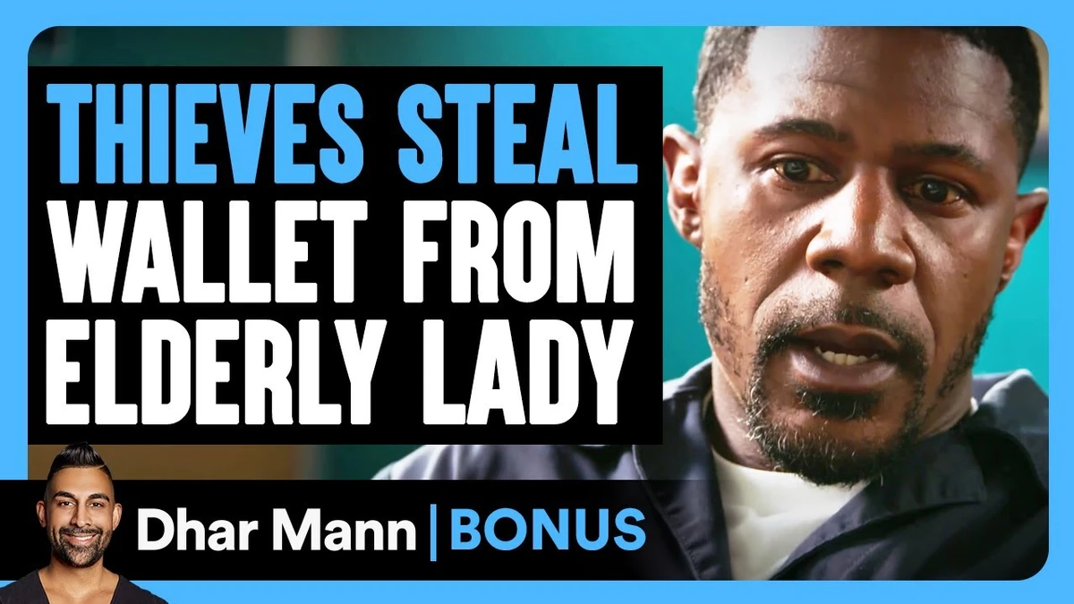 THIEF STEALS Wallet From Elderly Woman | Dharmann Wiki | Fandom