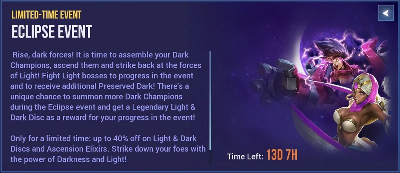Eclipse Event | Dungeon Hunter Champions Wiki | Fandom