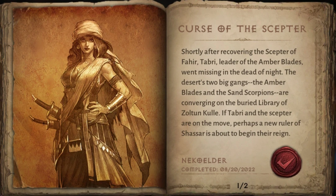 Curse of the Scepter | Diablo Wiki | Fandom