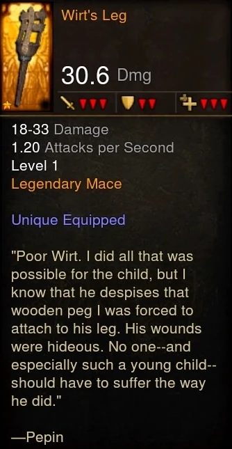 Wirt's Leg (Diablo III) | Diablo Wiki | Fandom