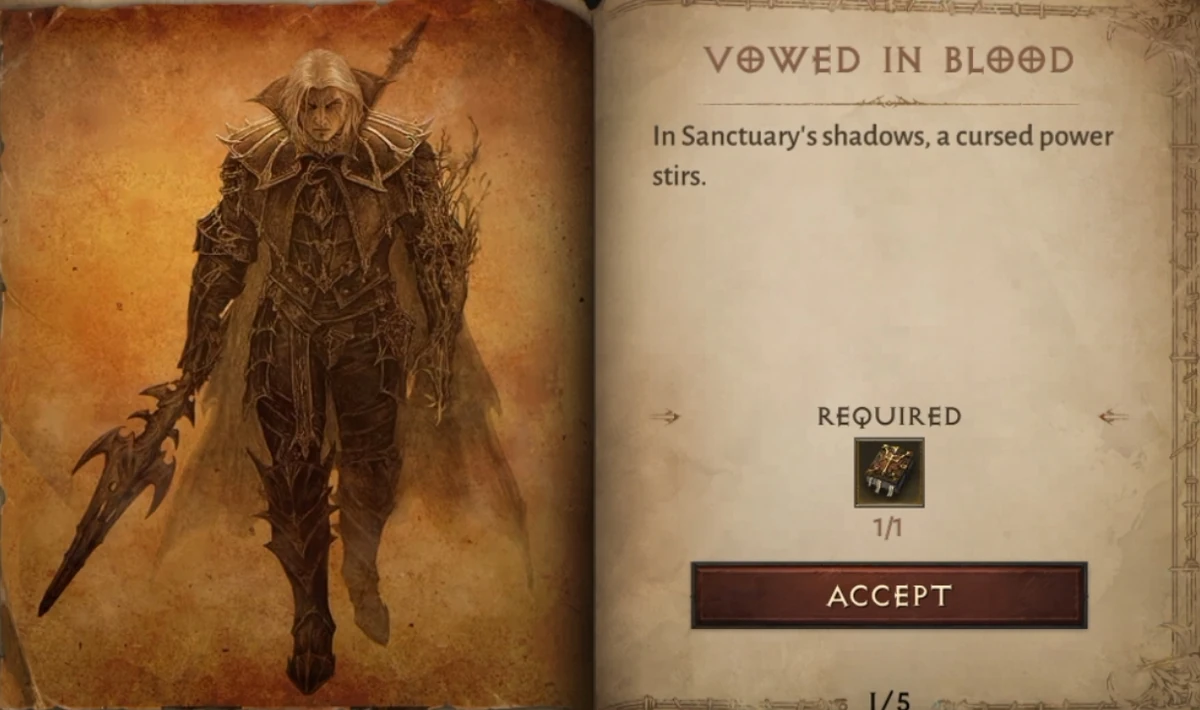 Vowed in Blood | Diablo Wiki | Fandom