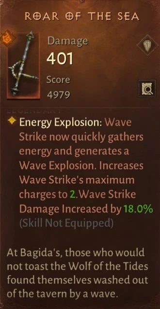 Roar of the Sea | Diablo Wiki | Fandom
