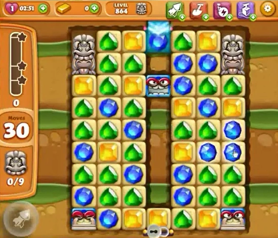 Level 864 | Diamond Digger Saga Wiki | Fandom