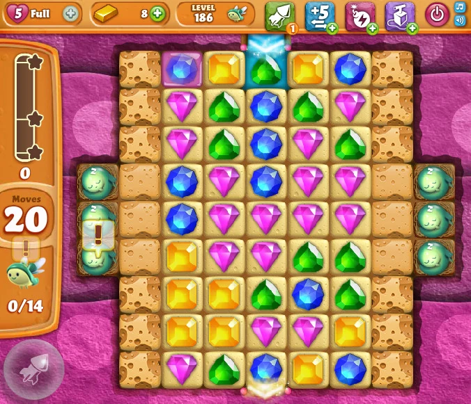 Level 186 | Diamond Digger Saga Wiki | Fandom