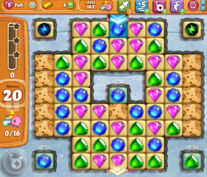 Level 163/Versions | Diamond Digger Saga Wiki | Fandom