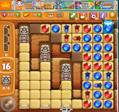 Level 464 | Diamond Digger Saga Wiki | Fandom