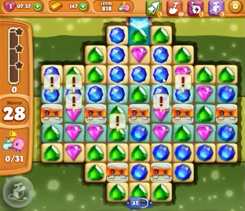 Level 818 | Diamond Digger Saga Wiki | Fandom
