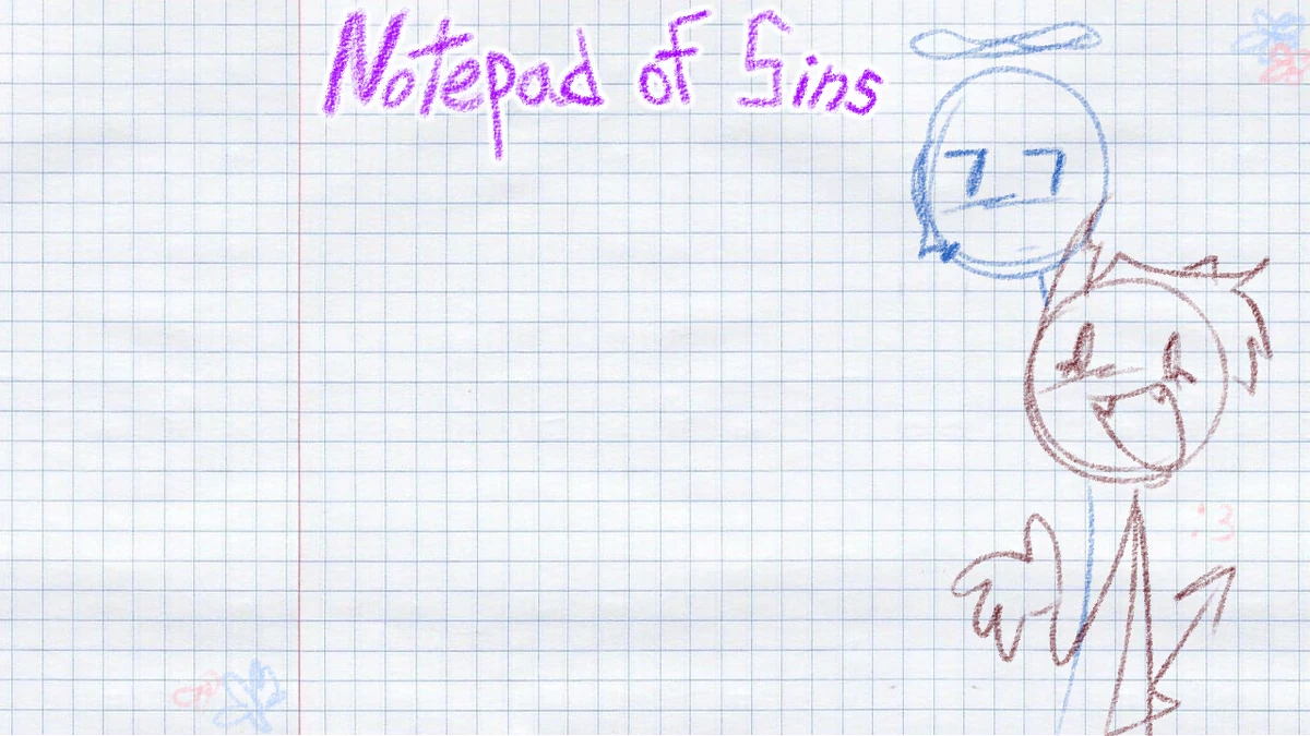 Notepad | Diary of sins вики | Fandom
