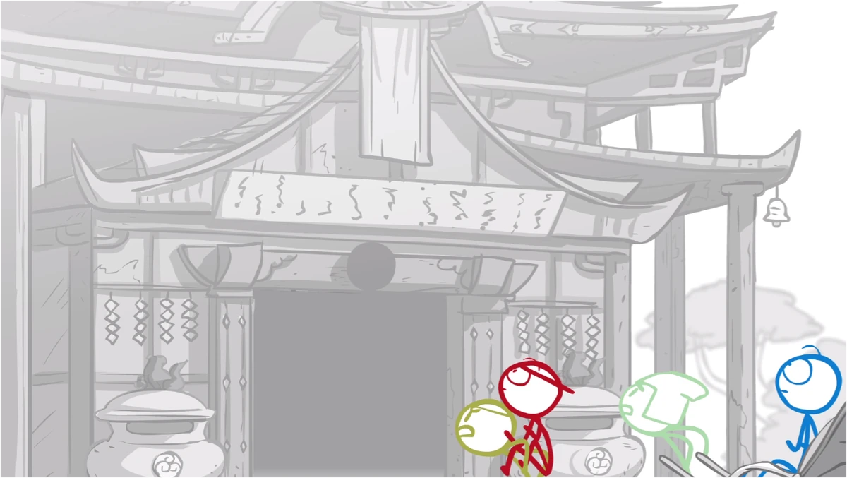 Temple of the Great Sword of Destiny | Dick Figures Wiki | Fandom