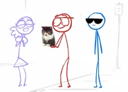 Kitty Amazing (Character) | Dick Figures Wiki | Fandom