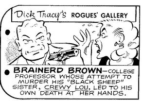 Brainerd Brown | Dick Tracy Wiki | Fandom