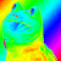 Get Out Frog Gif Rainbow