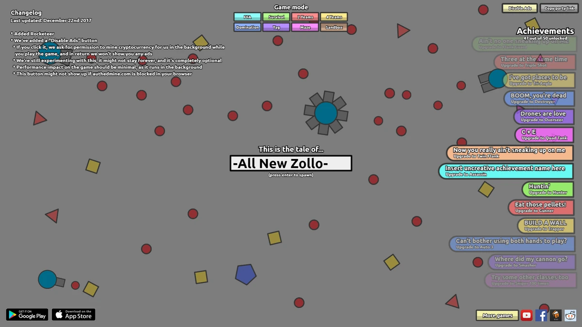 遊戲畫面 | Diep.io 繁中維基 | Fandom