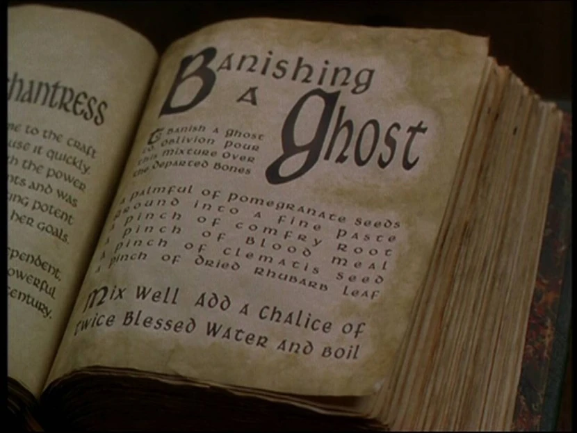 Banishing a Ghost | A New Book of Shadows for Charmed Fans Wiki | Fandom