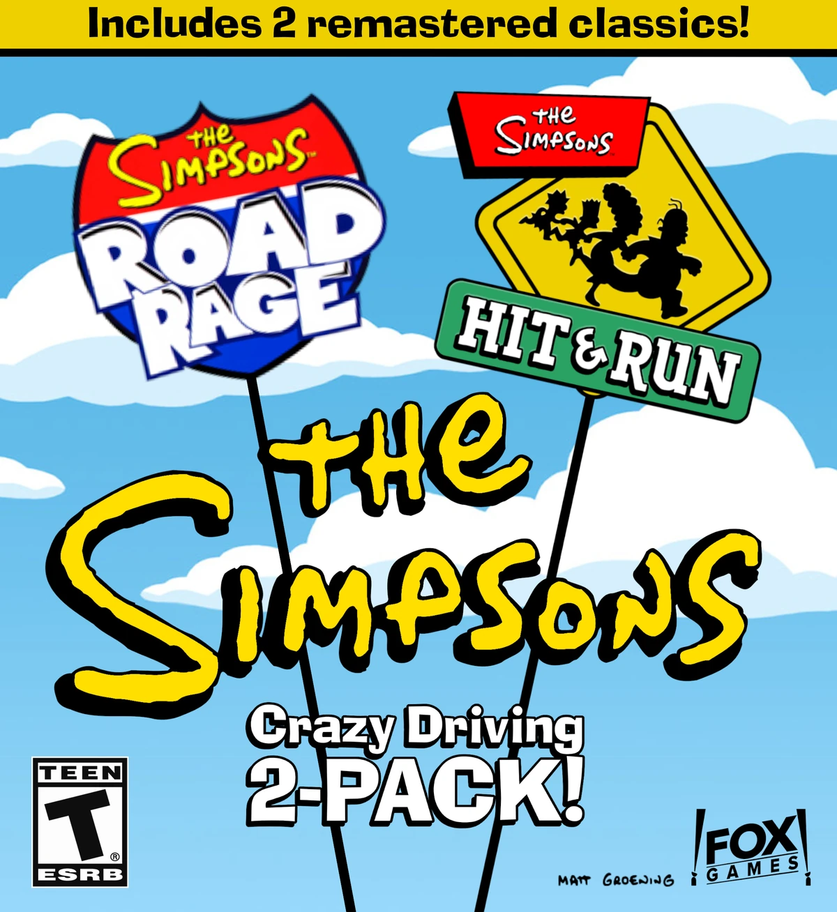The Simpsons: Crazy Driving Two-Pack! (Johnsonverse) | DifferentHistory ...