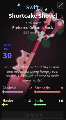 Shortcake Shovel | Dig Roblox Wiki | Fandom