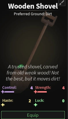 Wooden Shovel | Dig Roblox Wiki | Fandom