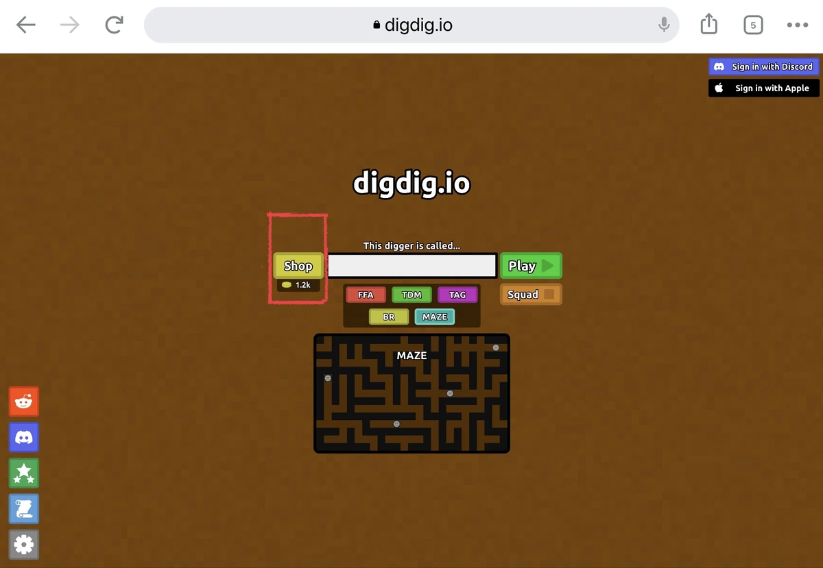 Shop | Digdig.io Wiki | Fandom