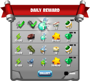 Daily Reward Guide | Diggy's Adventure Wiki | Fandom