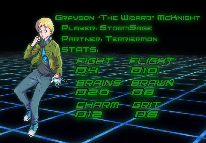 Grayson "The Wizard" McKnight | Digi-Destiny Wiki | Fandom