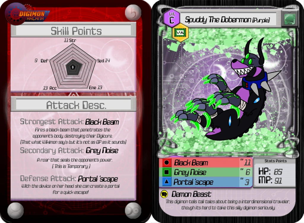 Dobermon (Spuddy) | Digimon Arcana Wiki | Fandom