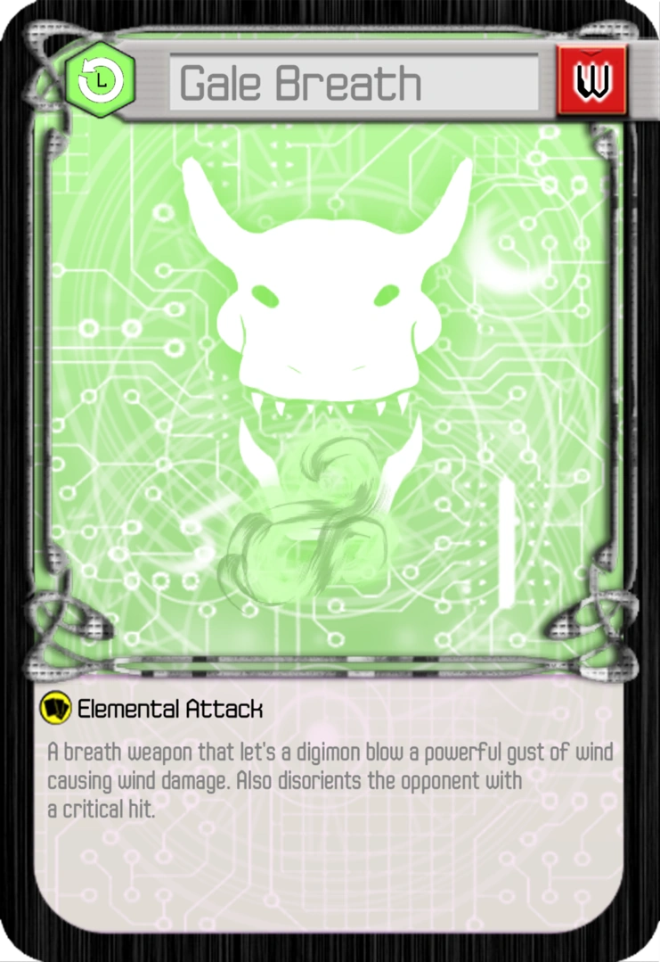 Gale Breath | Digimon Arcana Wiki | Fandom