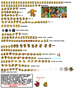 Digimon Sprites Website