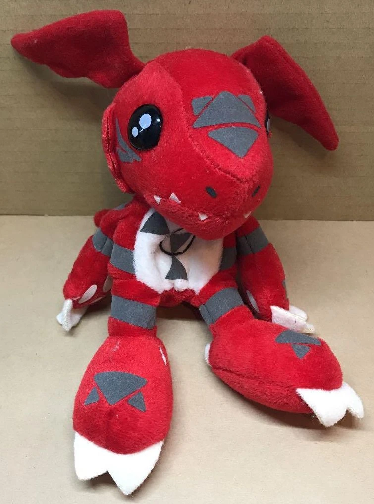 Guilmon Kuta Chara Beanie Plush | Digimon Merchandise Wiki | Fandom
