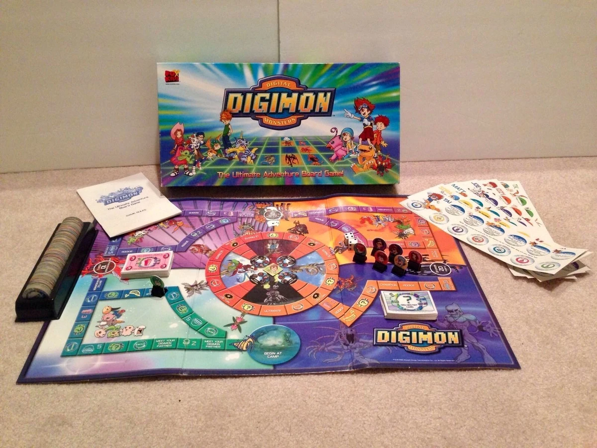 Digimon Board Game: The Ultimate Adventure | Digimon Merchandise Wiki ...