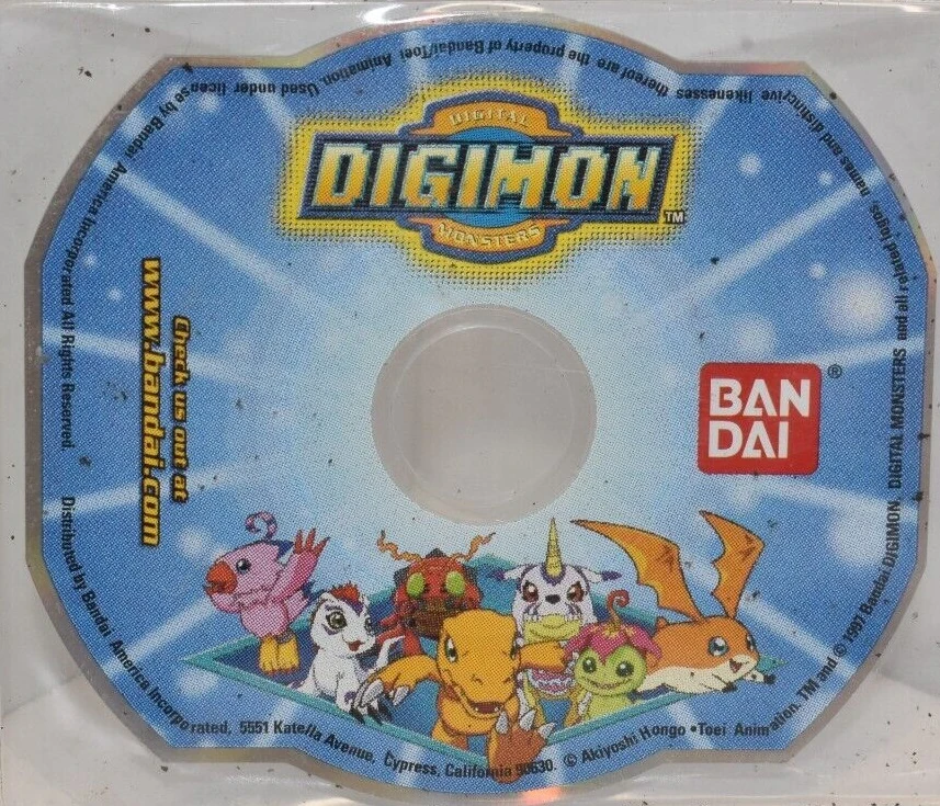 Digimon Promo Disc Bandai | Digimon Merchandise Wiki | Fandom