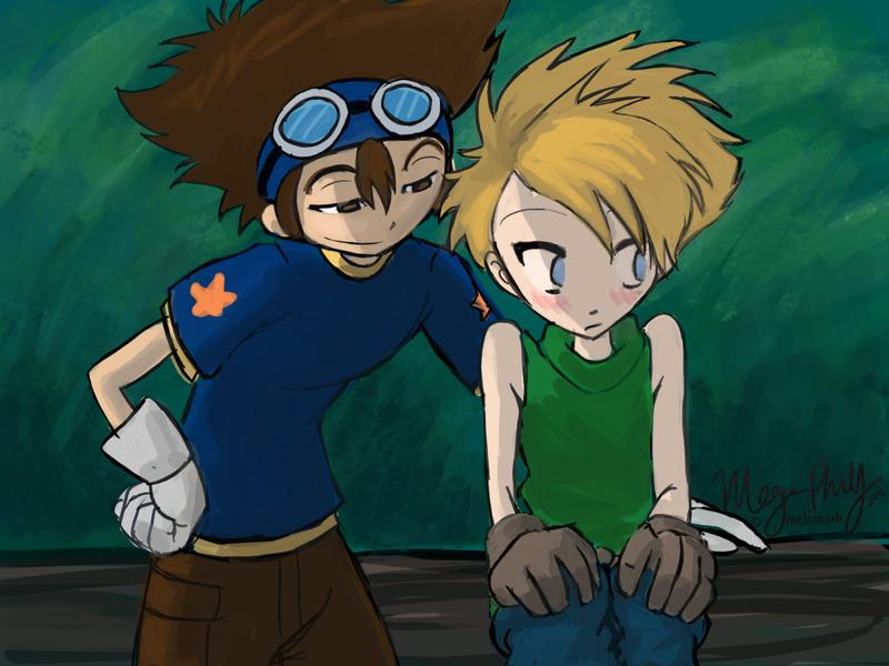 Taito shy Matt | Digimon shipping Wiki | Fandom