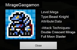 Dotmiragegaogamon