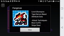 Fangmon Evolution Line