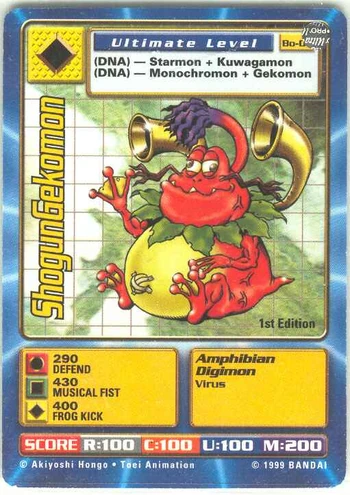 Card:ShogunGekomon | DigimonWiki | Fandom